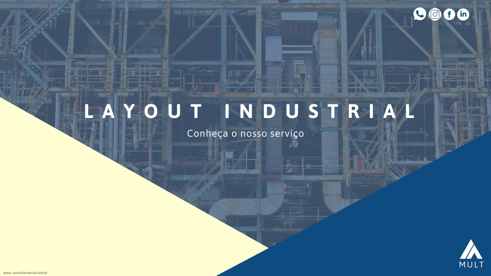 Layout industrial - Consultoria em Engenharia Química - Consultoria Mult